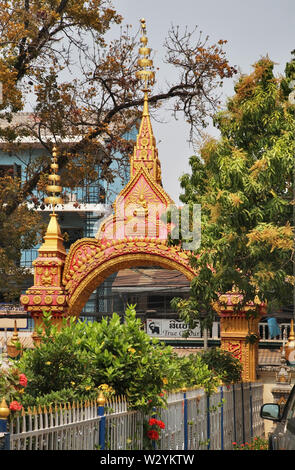 the Wat Mixai in the city of vientiane in Laos in the southeastasia ...