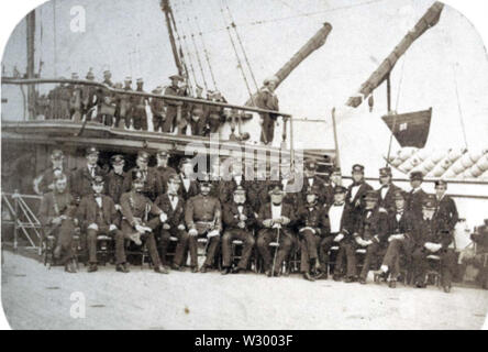 Officers and crew, HMS Indus Stock Photo - Alamy