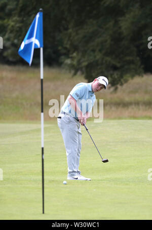 Robert MacIntyre on the 1st on day one of the Alfred Dunhill Links ...
