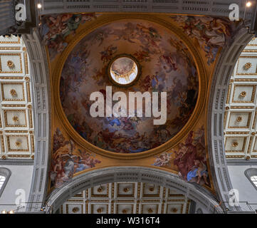 Ceiling of The Old Sacristy in The Basilica Of San Lorenzo Florence ...