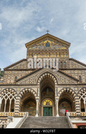 Amalfi cathedral on the main square in Amalfi, Italy Stock Photo - Alamy