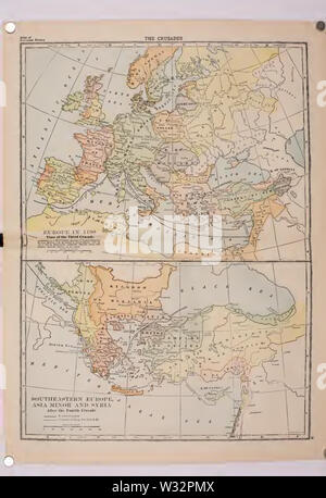 . Atlas of European history Stock Photo - Alamy
