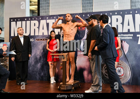 Osaka, Japan. 11th July, 2019. Jonathan Taconing (PHI) Boxing ...
