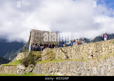 House of the Guardian of the Citadel of Machu Picchu Stock Photo - Alamy