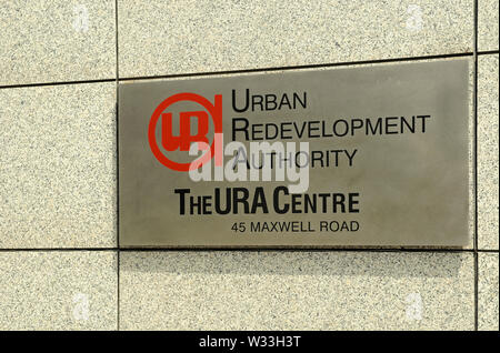 SINGAPORE. URA (URBAN REDEVELOPMENT AUTHORITY) PRESENTS THE MAPS AND ...