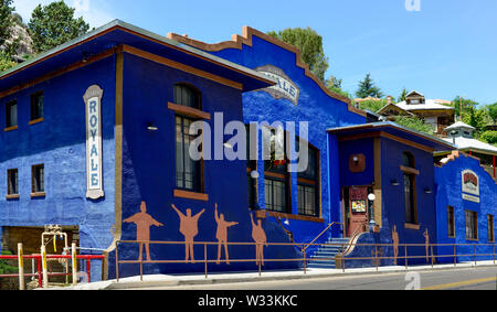 The Bisbee Royale Theatre, built in 1919 serves as movie house and ...