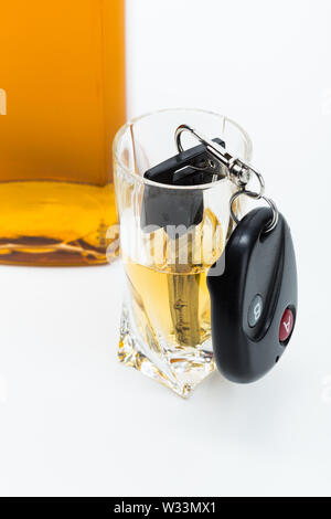Car key on the bar with spilled alcohol Stock Photo - Alamy