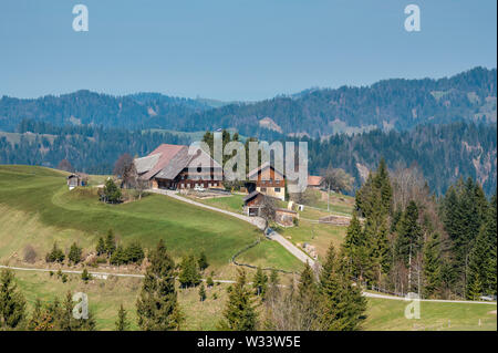 farm in Trub, Emmental Stock Photo - Alamy