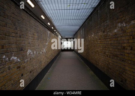 Subway under the Hogarth Roundabout, Chiswick, West London, England UK ...