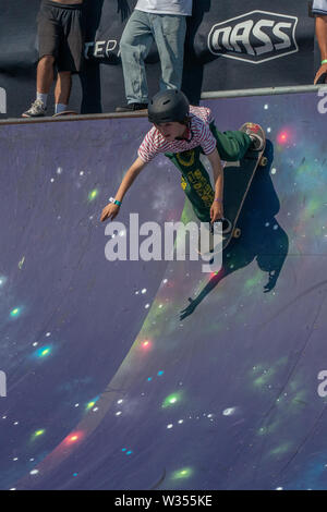 skateboarder at the 2019 NASS Festival Stock Photo - Alamy