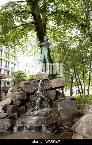 Statue of Ole Bull Ole Bulls Plass Bergen Norway Stock Photo - Alamy