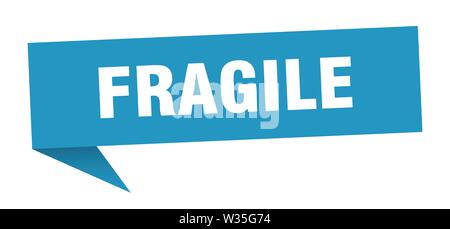 fragile speech bubble. fragile sign. fragile banner Stock Vector Image ...