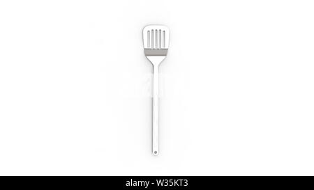 3d rendering of a spatula isolated in a white studio background Stock ...