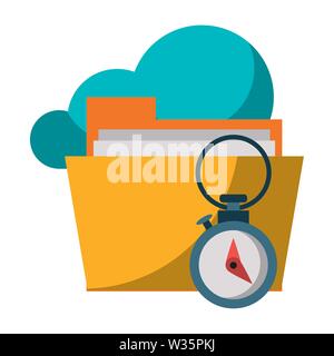 documents files system archives cartoon Stock Vector Image & Art - Alamy
