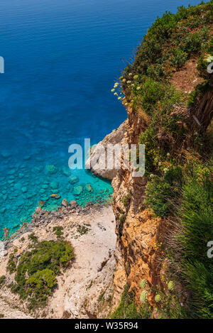Beautiful view of Cliffs of Keri on Zakynthos island. Greece Stock ...