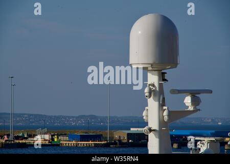 Ship's radar, satellite, electronics, navigation and [communications ...