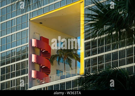 USA, Florida, Miami. The Atlantis Condominium, designed by ...
