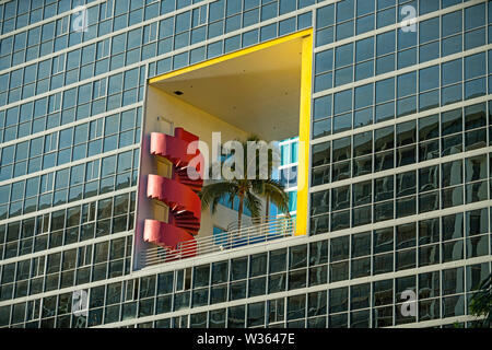 USA, Florida, Miami. The Atlantis Condominium, designed by ...