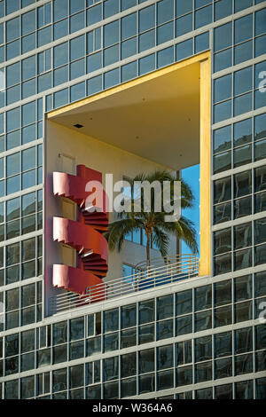 USA, Florida, Miami. The Atlantis Condominium, designed by ...