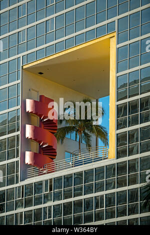 USA, Florida, Miami. The Atlantis Condominium, designed by ...