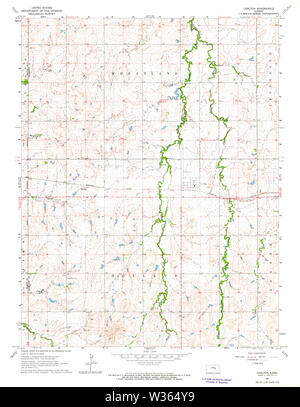 Carlton, Kansas, map 1964, 1:24000, United States of America by ...