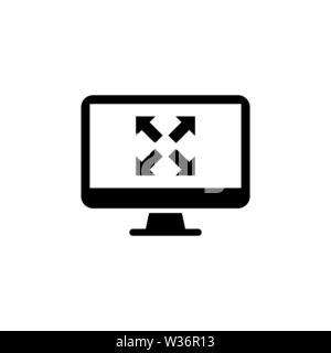 Illustration of computer screen maximize and minimize tab Stock Photo ...