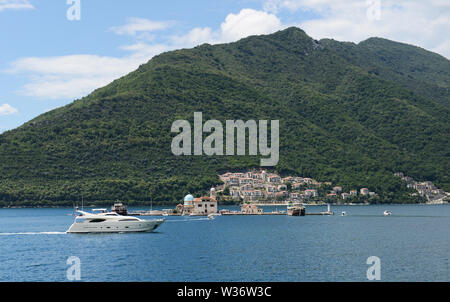 islet Gospa od Skrpjela, Our Lady of the Rocks in the Bay of Kotor ...