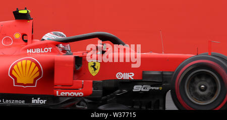 Ferrari driver Charles Leclerc during qualifying for the Abu Dhabi ...