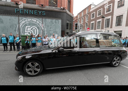 The funeral cortege for Penneys/Primark founder Arthur Ryan makes its ...