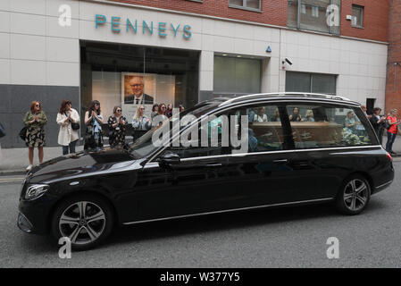 The funeral cortege for Penneys/Primark founder Arthur Ryan makes its ...