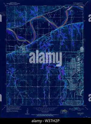 Eudora, Kansas, map 1951, 1:24000, United States of America by Timeless ...