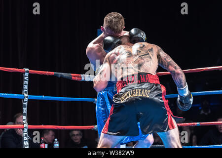 Travis Gambardella vs Ricky Ford at a boxing match hosted by Murphys ...