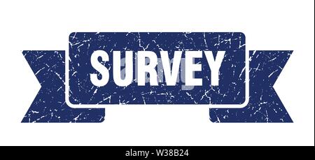 survey grunge ribbon. survey sign. survey banner Stock Vector Image ...