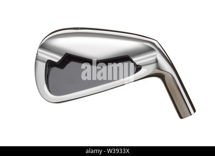 Blank Golf Club Iron Head Back Isolated on a White Background Stock ...