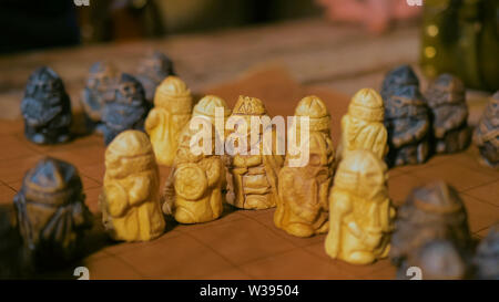 Ancient Germanic and Celtic strategy board gameboard called tafl or ...