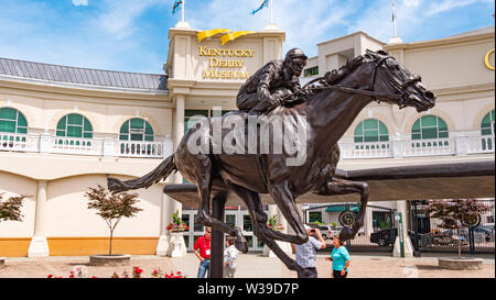 Horse Race track at River Downs, Cincinnati, Ohio, USA Stock Photo - Alamy