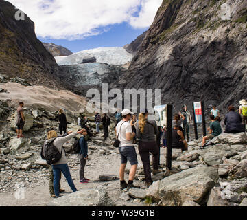 Landscape view of Fox Glacier Stock Photo - Alamy