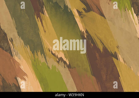 Color paint splashes and line brushes Stock Photo - Alamy