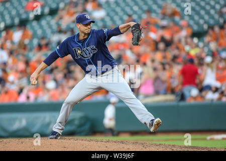 Baltimore Orioles starting pitcher Charlie Morton (50) in action during ...