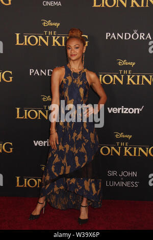 Syndee Winters at the world premiere of the movie 'The Lion King' at ...
