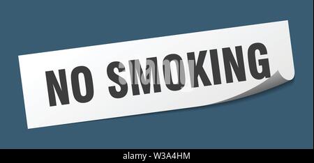 no smoking sticker. no smoking square isolated sign. no smoking Stock ...