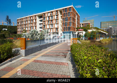 Residential buildings on campus of Southern University of Science and ...