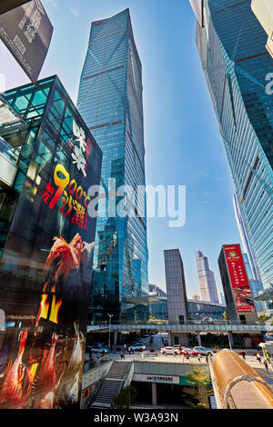 Business center with high skyscrapers Stock Photo - Alamy