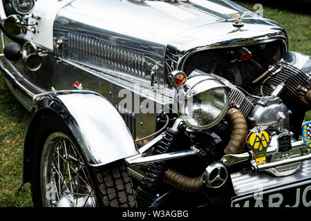Merlin replica Morgan kit car Stock Photo - Alamy