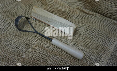 roman woodworking tools; saw, scorp and auger, from Bosnia Stock Photo ...