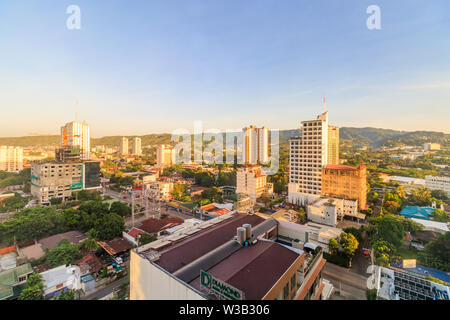 Cityscape: Cebu city with modern buildings, skyscrapers and business ...
