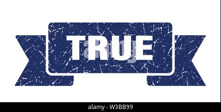 true grunge ribbon. true sign. true banner Stock Vector Image & Art - Alamy