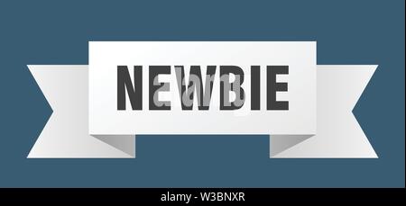 newbie ribbon. newbie isolated sign. newbie banner Stock Vector Image ...