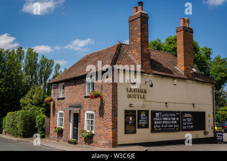 The Leather Bottle, in Cobham, Kent, England Stock Photo - Alamy