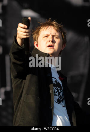 Lewis Capaldi performs on the Main Stage during the TRNSMT festival at ...